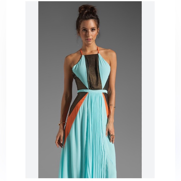 SUBOO | Dresses | Suboo Silk Pleated Maxi Dress In Nostalgic Light ...
